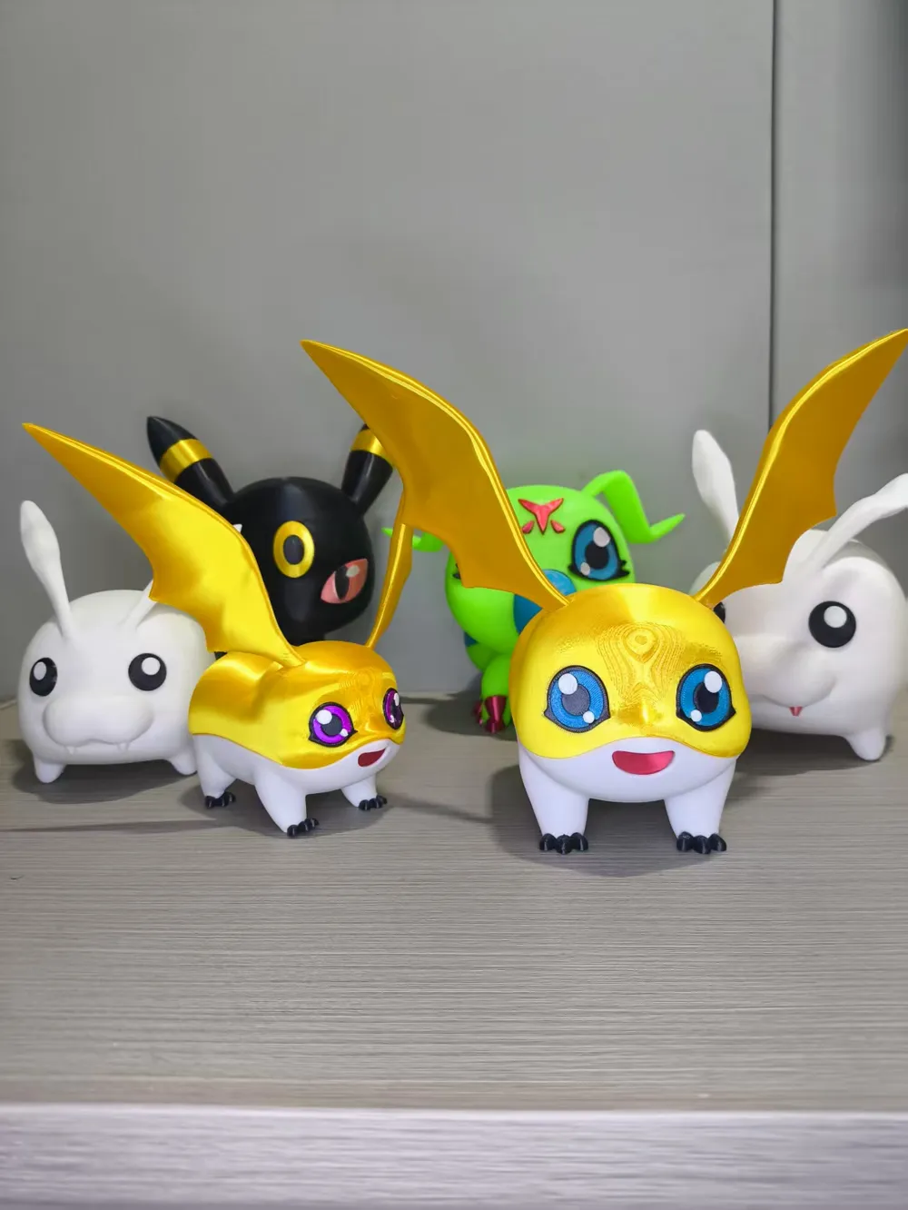 Digimon Patamon Single-Color Print and Assembly Version (No multi-color ...