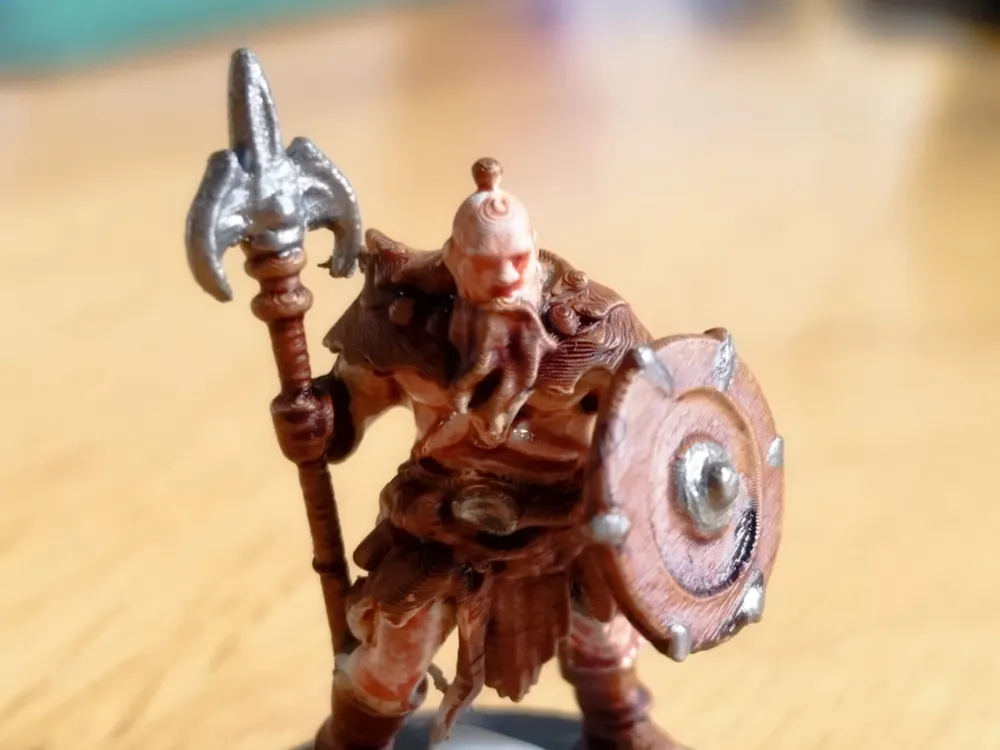 DnD Barbarian 28mm by Amlan MakerWorld: Download Free 3D Models