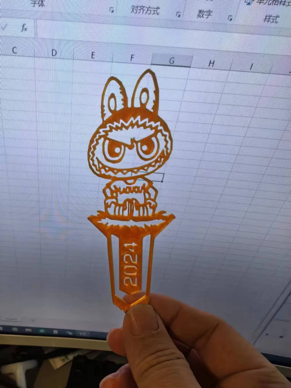 Labubu Bookmark by 冷影 - MakerWorld