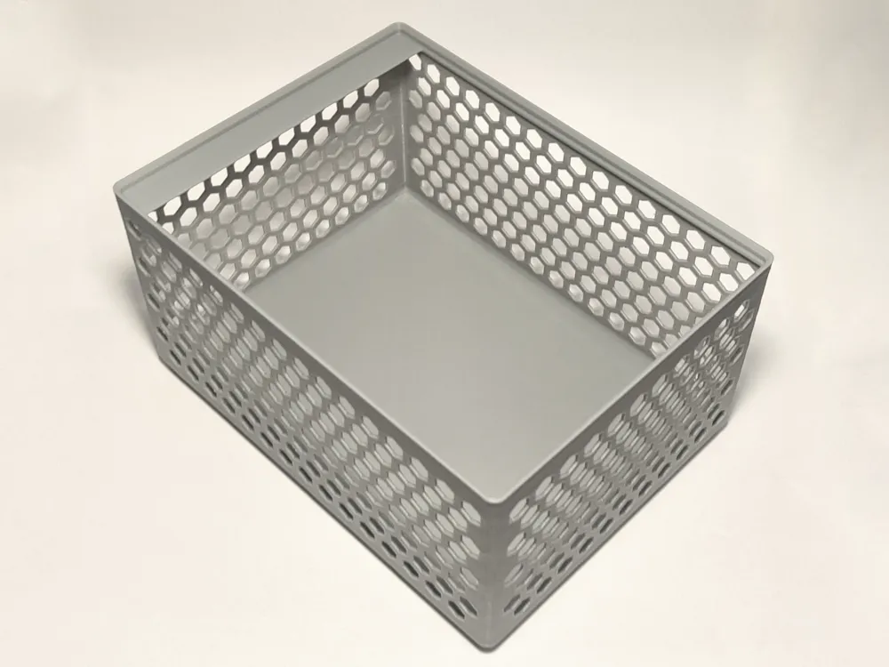 Gridfinity Bin 3x4 - Tall - Hex Wall - Free 3D Print Model - MakerWorld