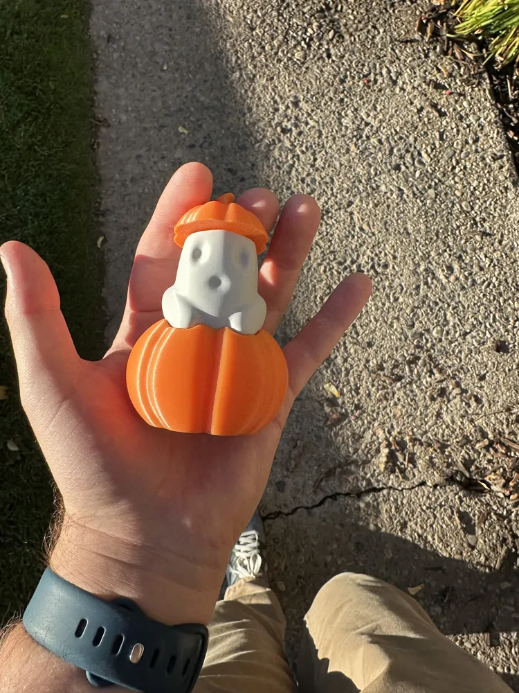 Ghost In a Pumpkin by Thomas Sundberg MakerWorld: Download Free 3D Models