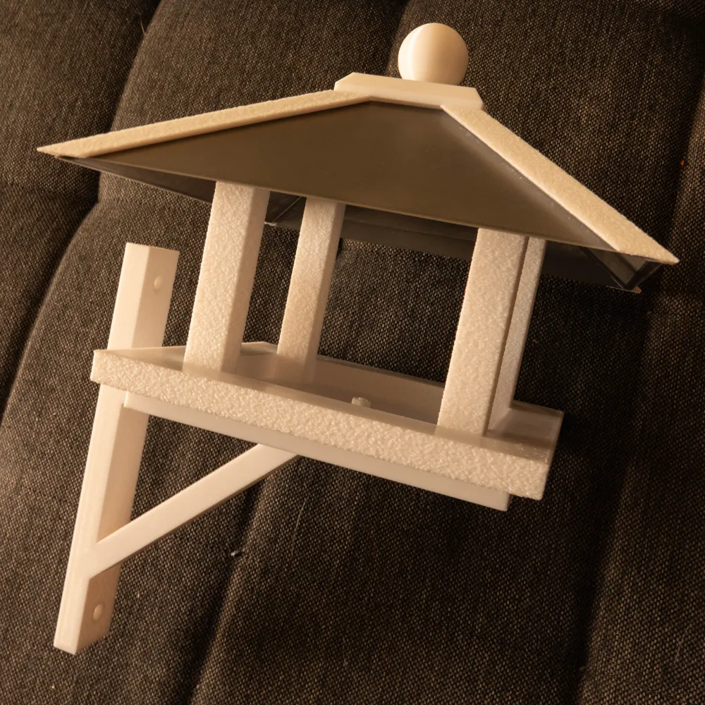 Birdhouse with Tent Roof - Square, practical, good - Free 3D Print ...