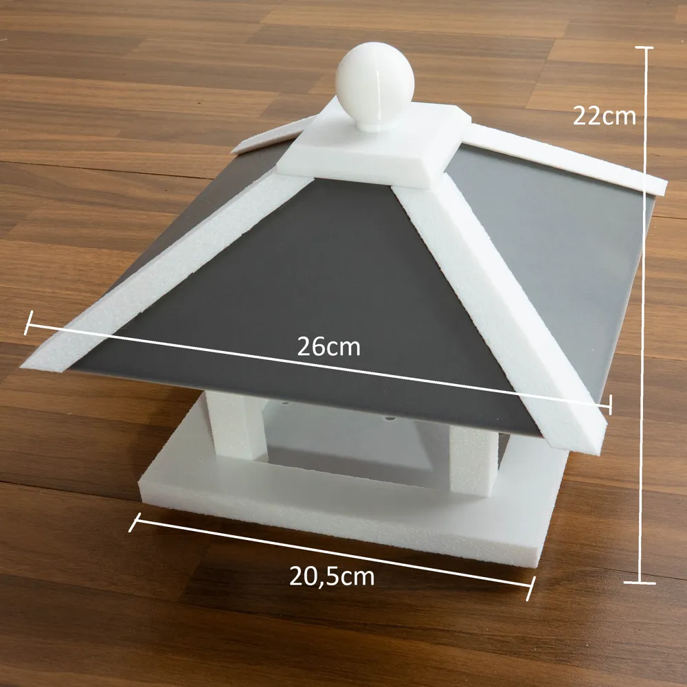 Birdhouse with Tent Roof - Square, practical, good - Free 3D Print ...