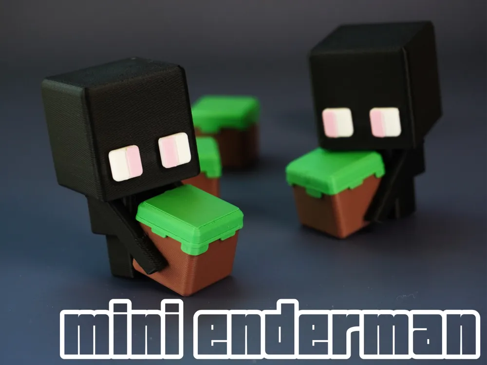 Mini Enderman by The Testing Floor MakerWorld: Download Free 3D Models