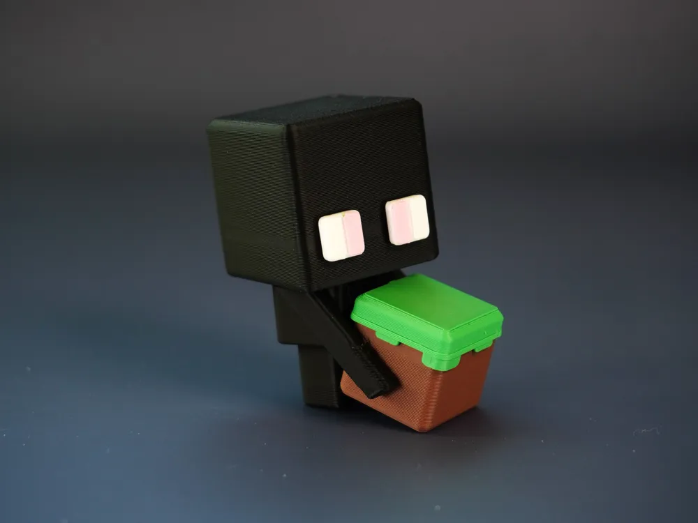 Mini Enderman By The Testing Floor Makerworld Download Free 3d Models