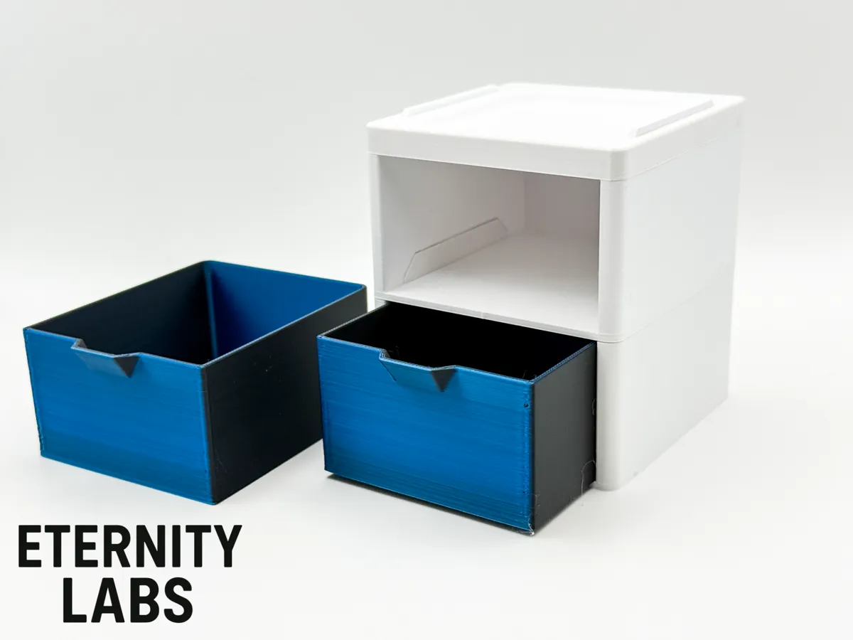 Modular Stacking Desk Draws - Free 3D Print Model - MakerWorld