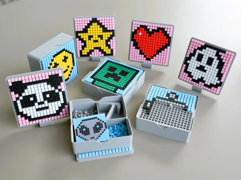 EASTER | Pocket Pixel Puzzle Box - Free 3D Print Model - MakerWorld