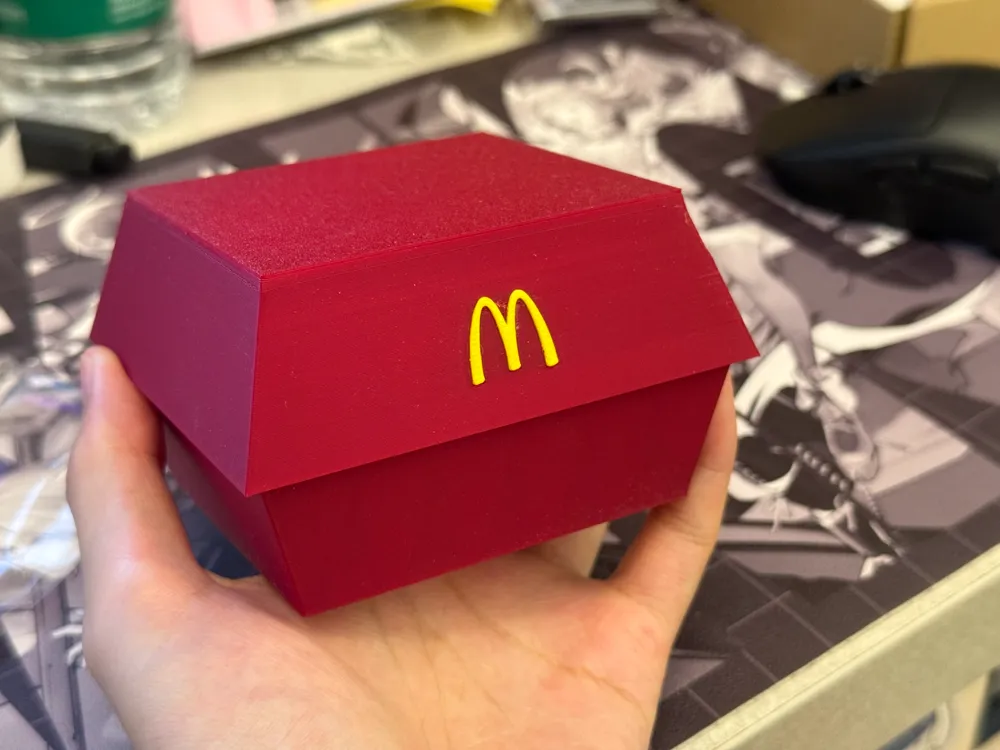 Macdonald burger box by Kuro Nana - MakerWorld