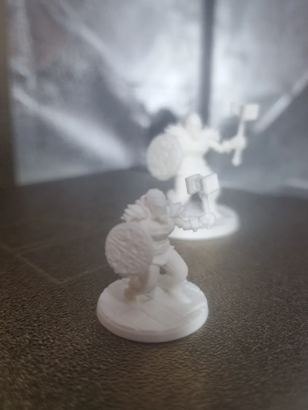 Miniature Dwarf Warrior DnD / Roleplay / Tabletop by Petur Printur ...