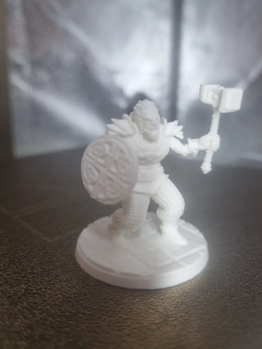 Miniature Dwarf Warrior DnD / Roleplay / Tabletop by Petur Printur ...