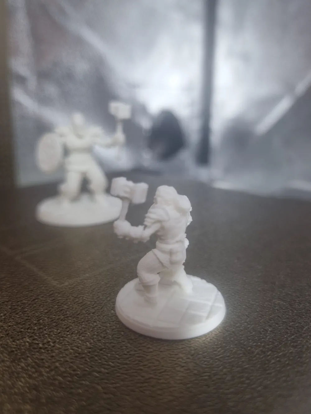 Miniature Dwarf Warrior DnD / Roleplay / Tabletop by Petur Printur ...