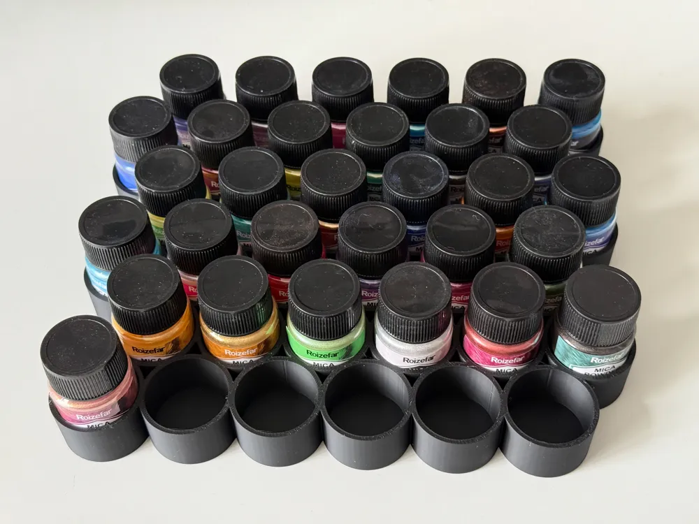 Mica Powder Bottle Storage Tray by raymanengland MakerWorld: Download ...