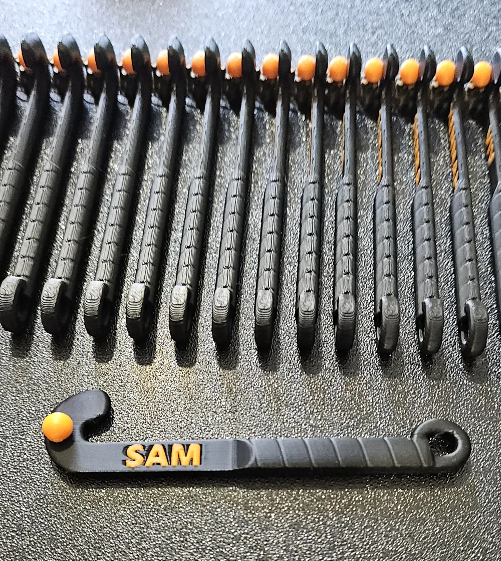 Field Hockey Stick Keychain w/ ball & better font - Free 3D Print Model ...