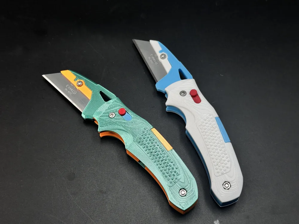 SIG SAUER K320 Inspired Folding Utility Knife - Free 3D Print Model ...