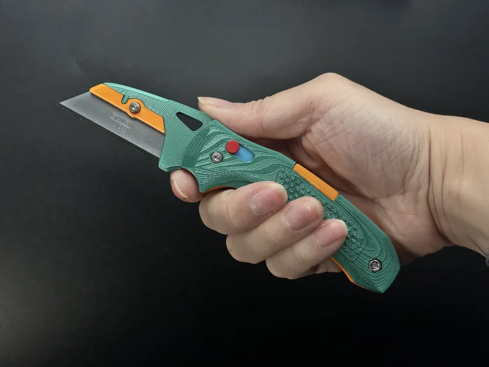 SIG SAUER K320 Inspired Folding Utility Knife - Free 3D Print Model ...