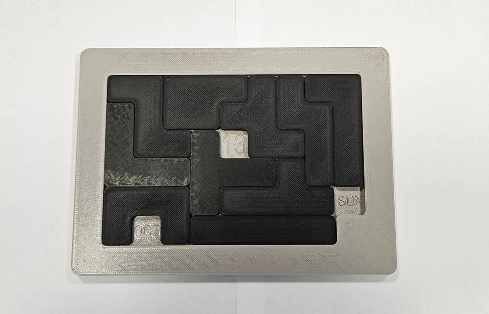 Infinity puzzle calendar by ATTV85 MakerWorld: Download Free 3D Models