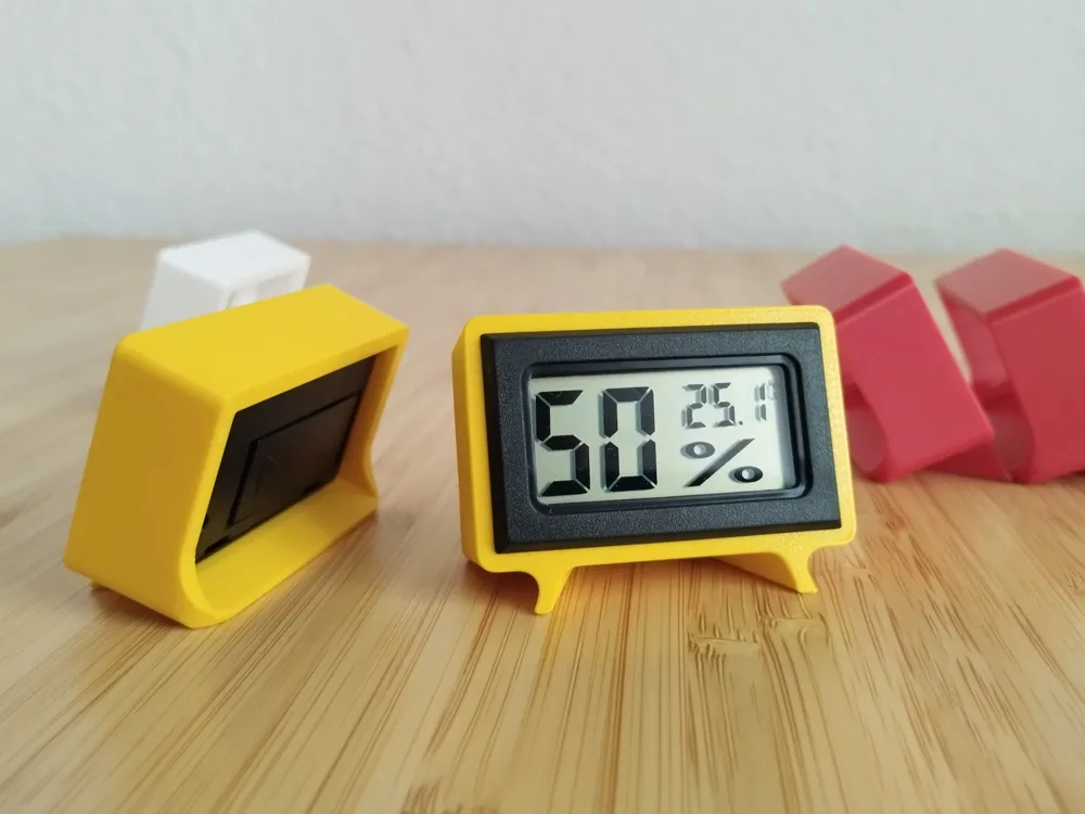 Hygrometer Stand square - Free 3D Print Model - MakerWorld