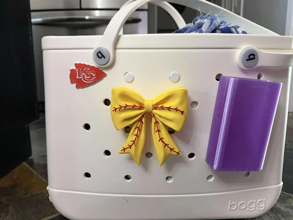 Bogg Bag Softball Bow - Free 3D Print Model - MakerWorld
