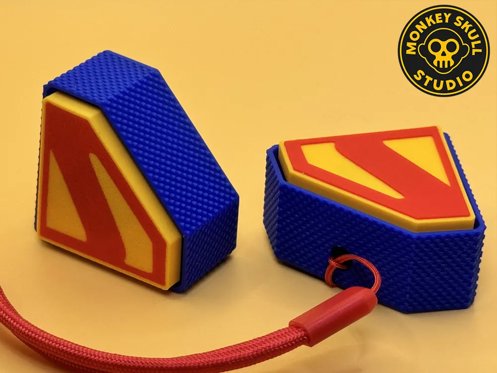 Superman / Supergirl Movie-Logo MX Clicker Set - Free 3D Print Model ...