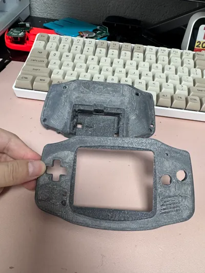 Non-original GBA shell DIY FunKey funboy or modify the high-brightness ...