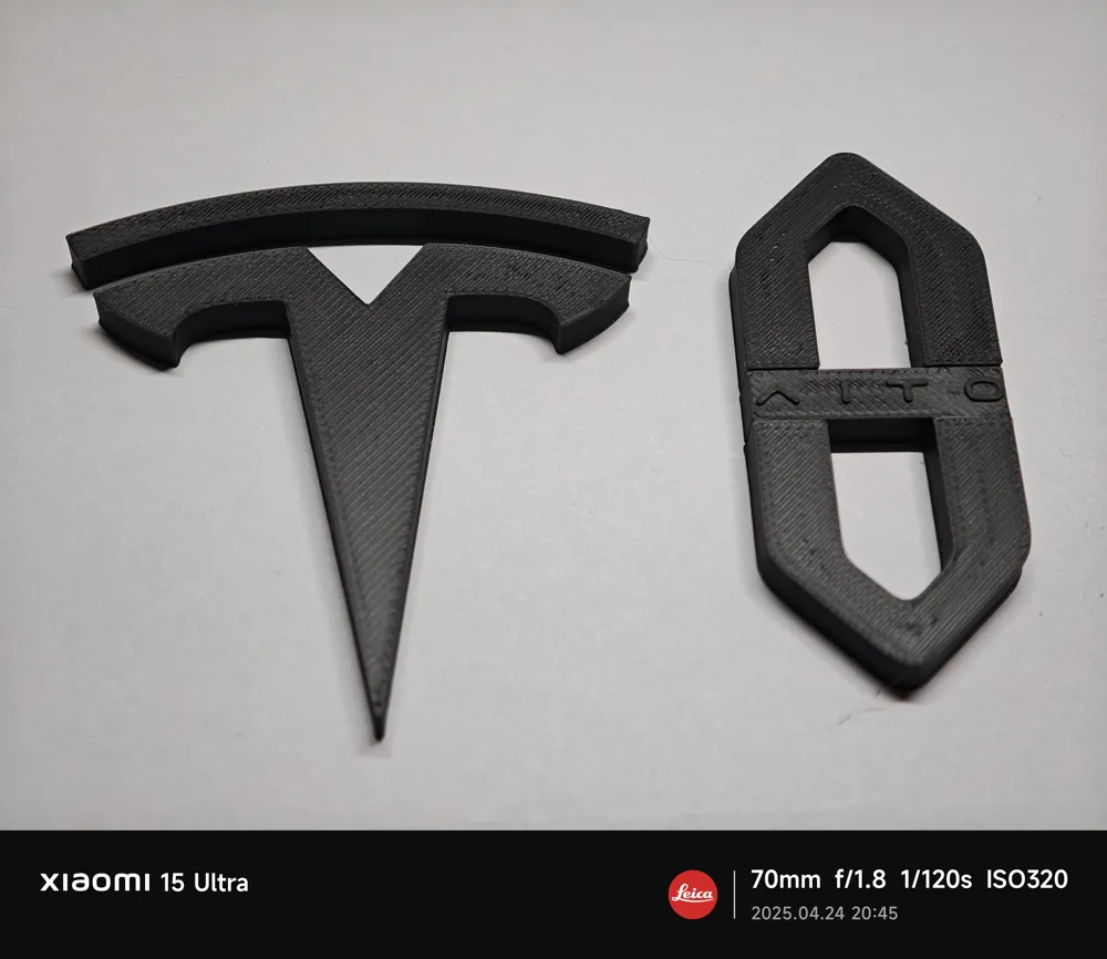 Tesla car logo/blackened logo and tesla lettering (also available in a ...