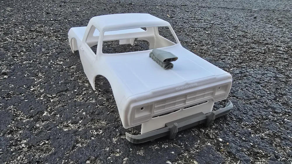 Dodge Ram Late 80s Custom 1/16 scale RC truck body Remixed by ...