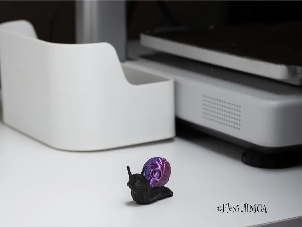 Halloween Tiny Spooky Snail - Free 3D Print Model - MakerWorld