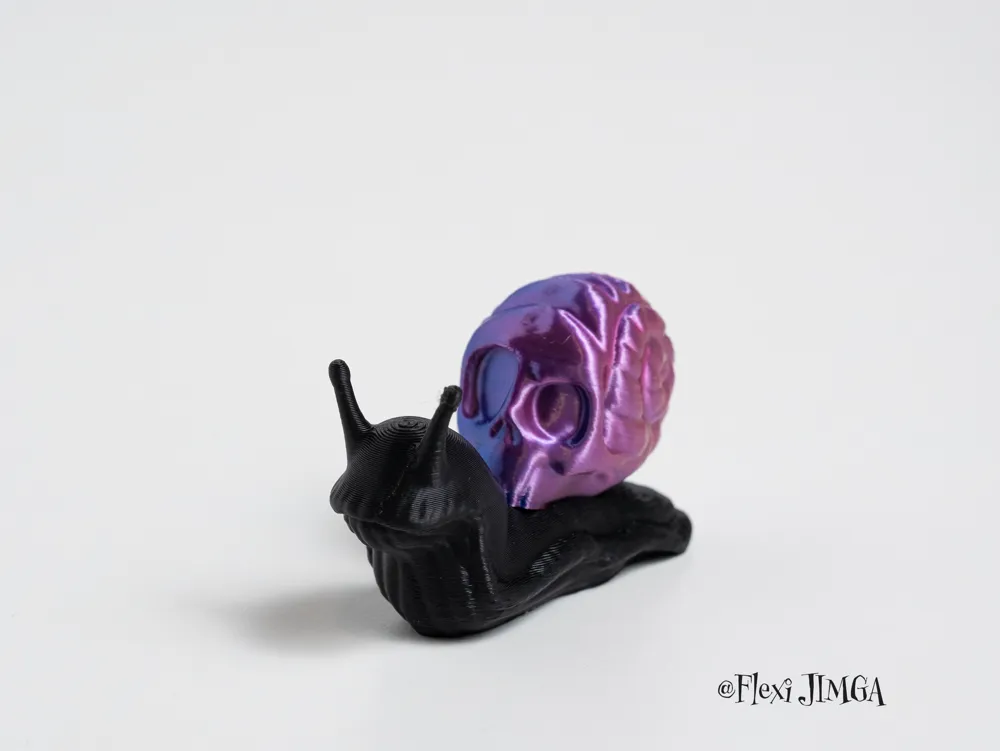 Halloween Tiny Spooky Snail - Free 3D Print Model - MakerWorld