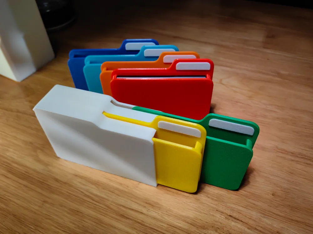 Folder-Shaped Hard Drive Organizer by 慌得EPz - MakerWorld