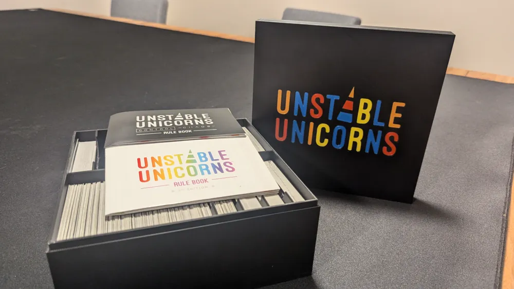 Unstable Unicorns Card Box inc Expansions by MikeGyver - MakerWorld