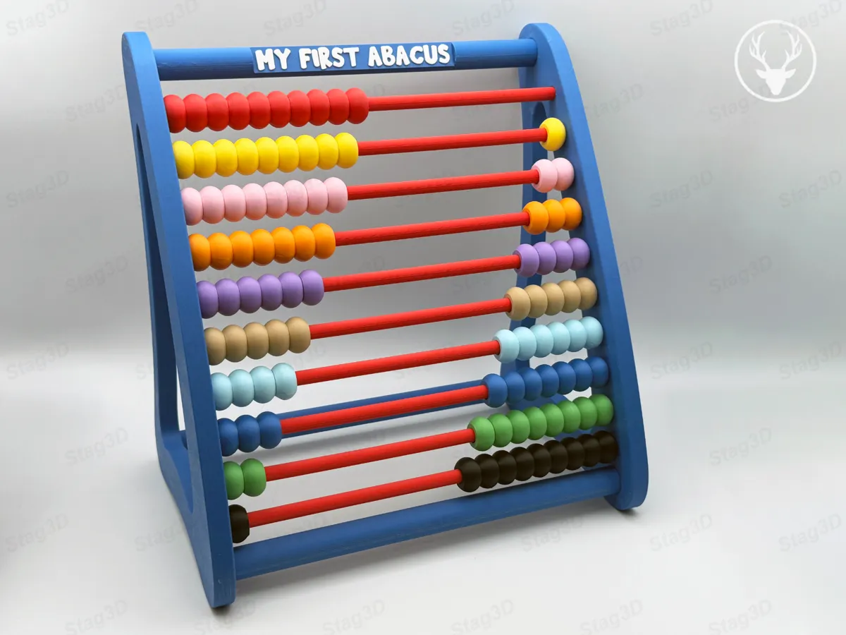 My First Abacus! - Free 3D Print Model - MakerWorld