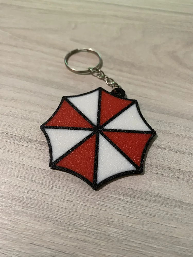 Umbrella Corp Keychain - Free 3D Print Model - MakerWorld