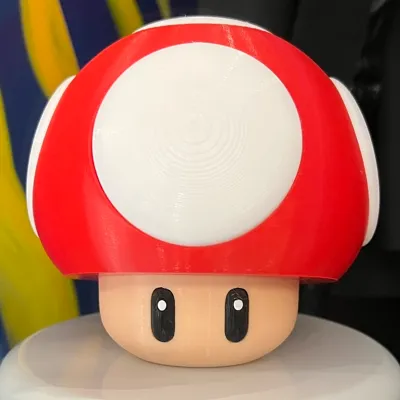 Mushroom Power Up - Super Mario Bros. by rico3Dmaker - MakerWorld