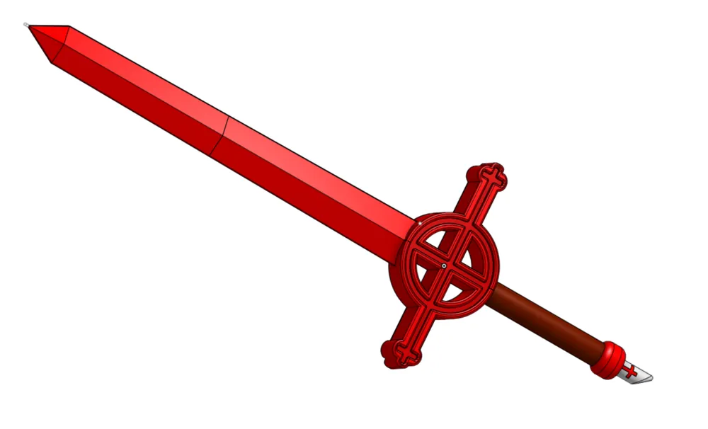 Finn's Demon Sword - Adventure Time - Free 3D Print Model - MakerWorld