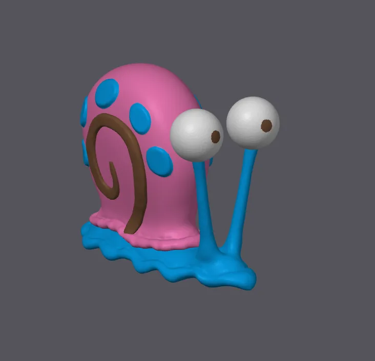 Gary the Snail from Spongebob Remixed by MarkelL MakerWorld: Download ...