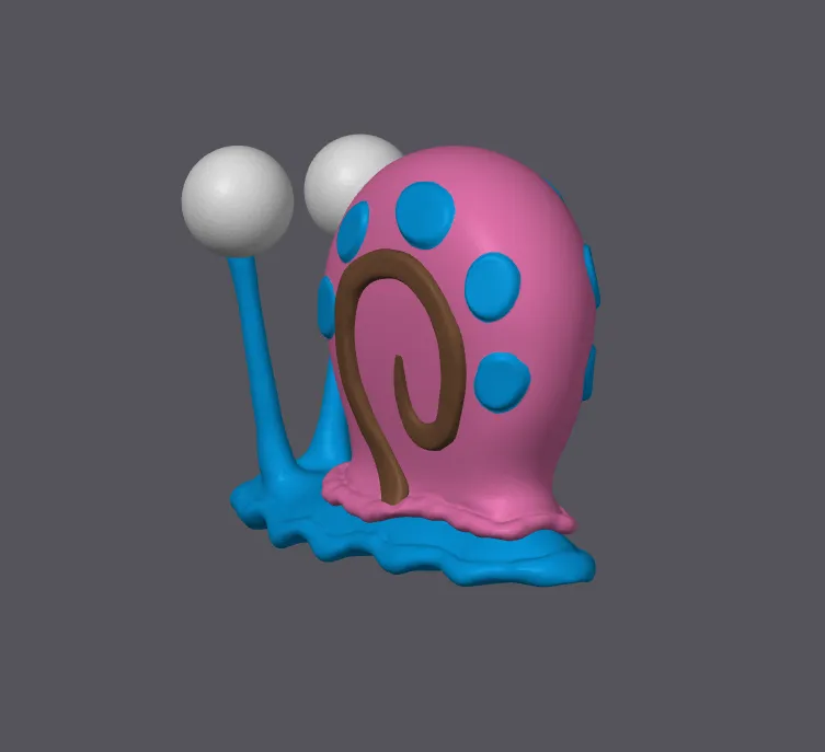 Gary the Snail from Spongebob Remixed by MarkelL MakerWorld: Download ...