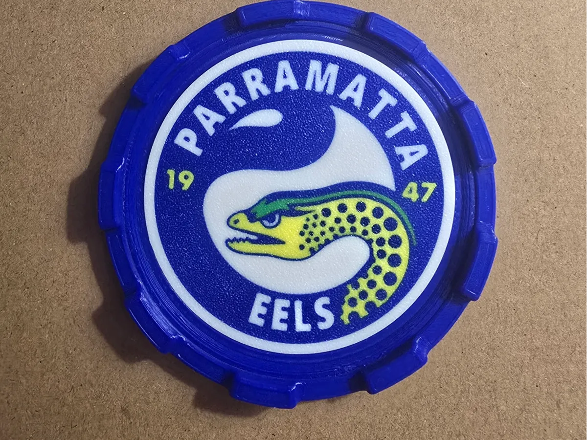 COASTER MASTER INSERT - NRL PARAAMATTA EELS V2 - Free 3D Print Model ...