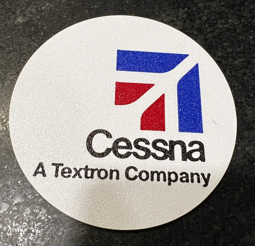 Cessna Textron Aircraft Logo'd Coaster by michaelwjerome MakerWorld ...