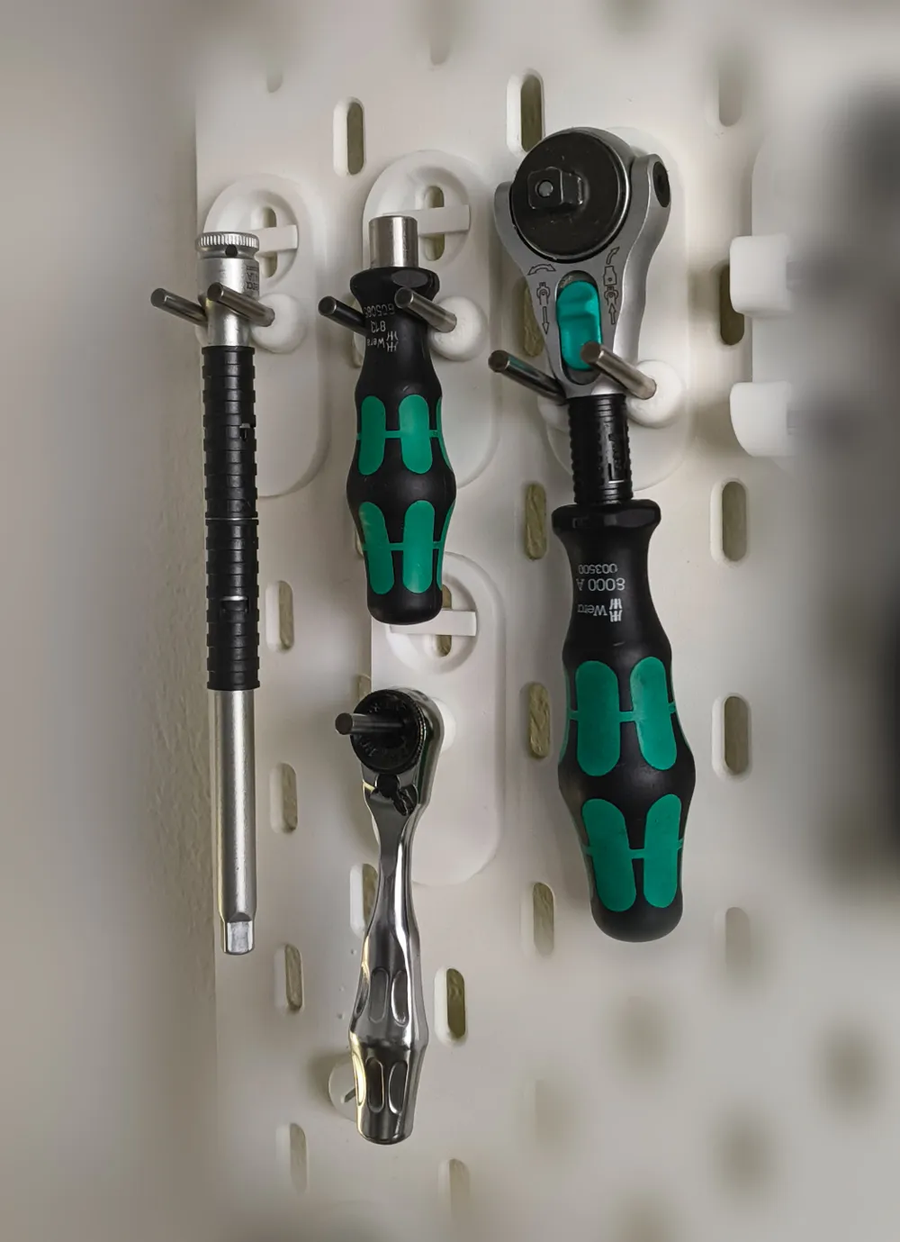 wera mini bit driver holder (SKADIS T-clip system) by samulski - MakerWorld