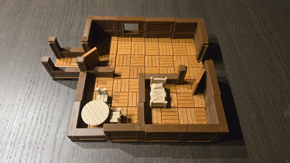 OpenForge Walled Wood Doors- Magnetically Reusable - Free 3D Print ...