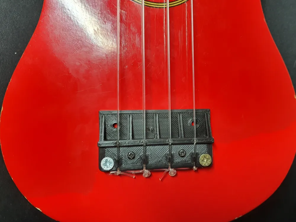 Ukulele Bridge extended base by PJPrints - MakerWorld