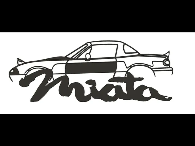Miata sign by Ryatta6 - MakerWorld