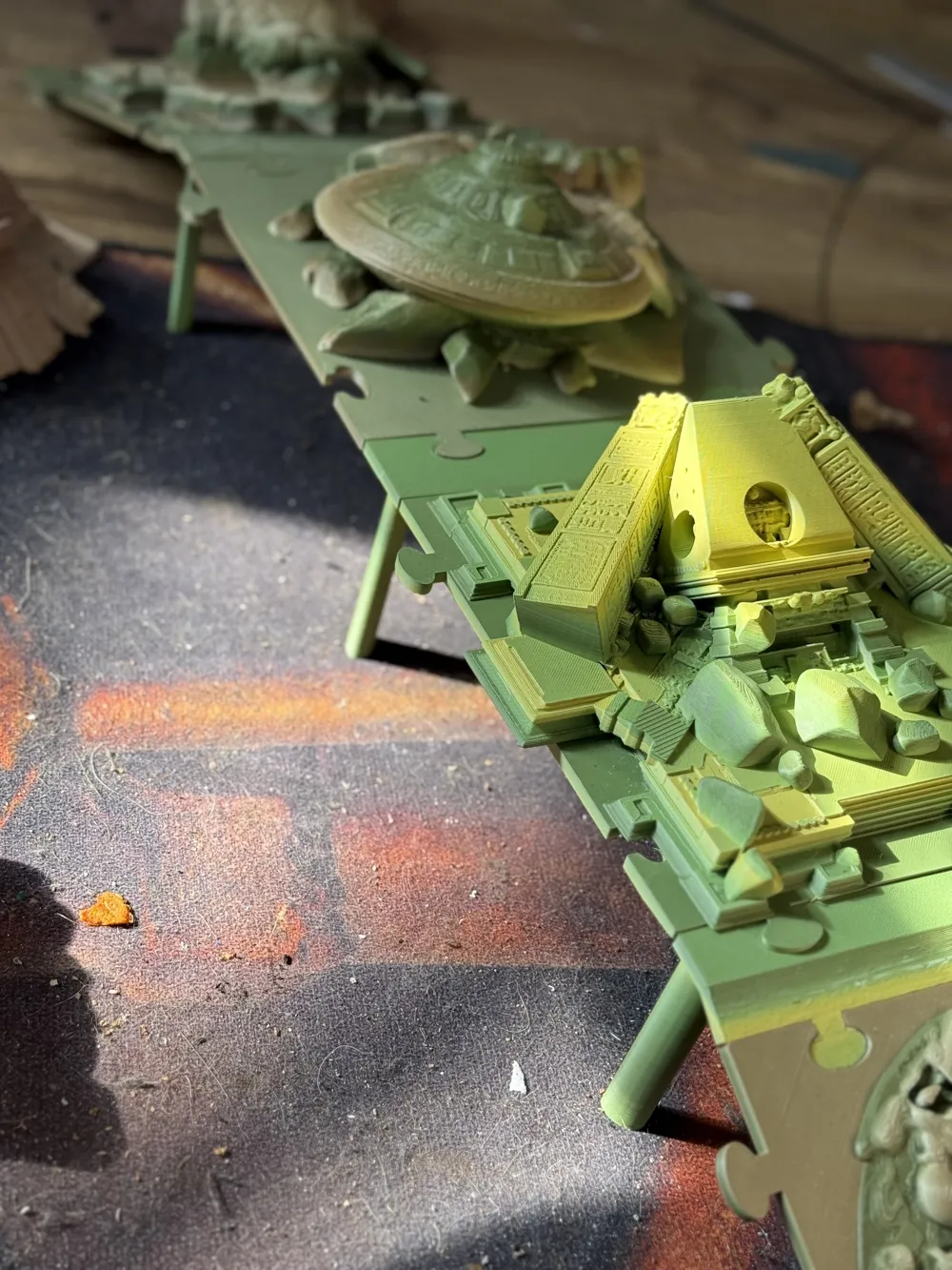 Raised Platform V2 - Crawler Tiles - Free 3D Print Model - MakerWorld