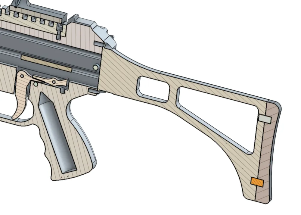 UMP45 RIFFLE - Free 3D Print Model - MakerWorld