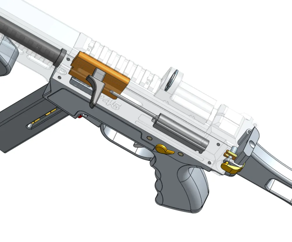 UMP45 RIFFLE - Free 3D Print Model - MakerWorld