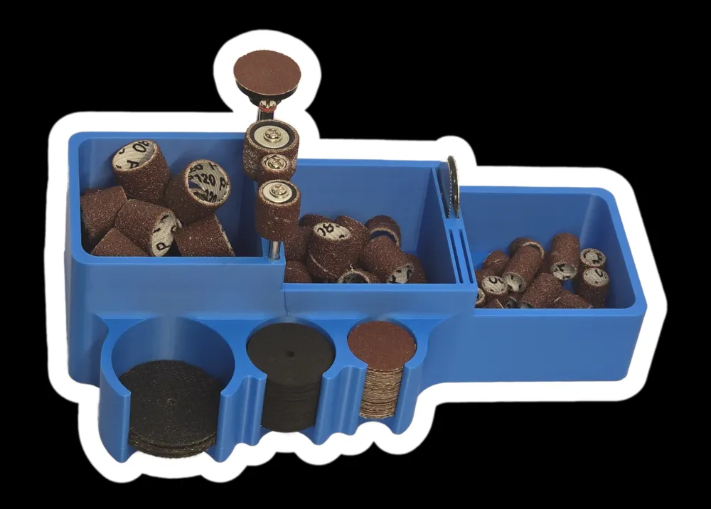 Dremel/Parkside Rotary tool accesories organiser by LayerMaker ...