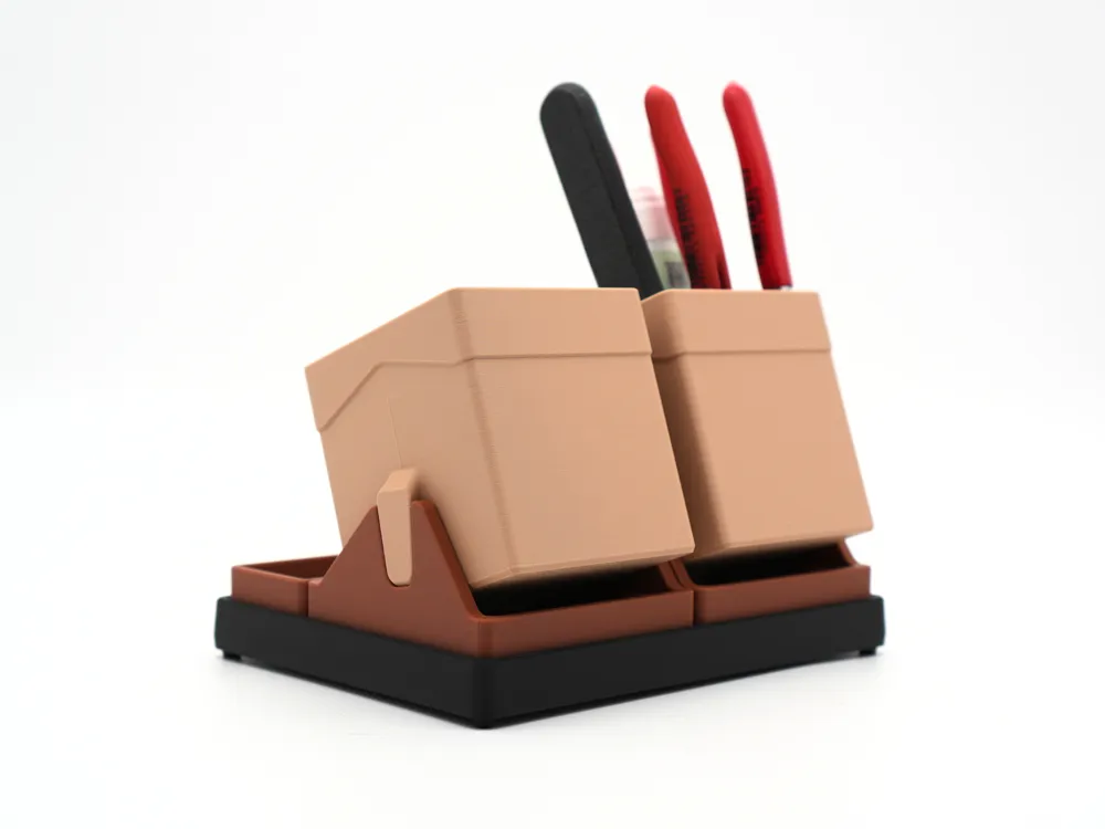 Gridfinity Desktop - Tool Bins by KYZ Design MakerWorld: Download Free 3D Models