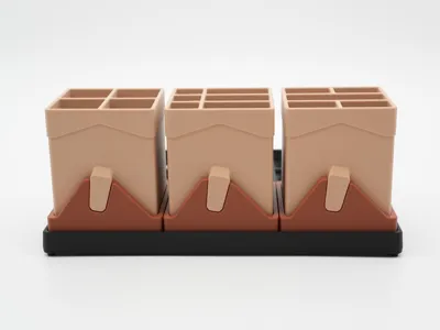 Gridfinity Desktop - Tool Bins by KYZ Design MakerWorld: Download Free 3D Models