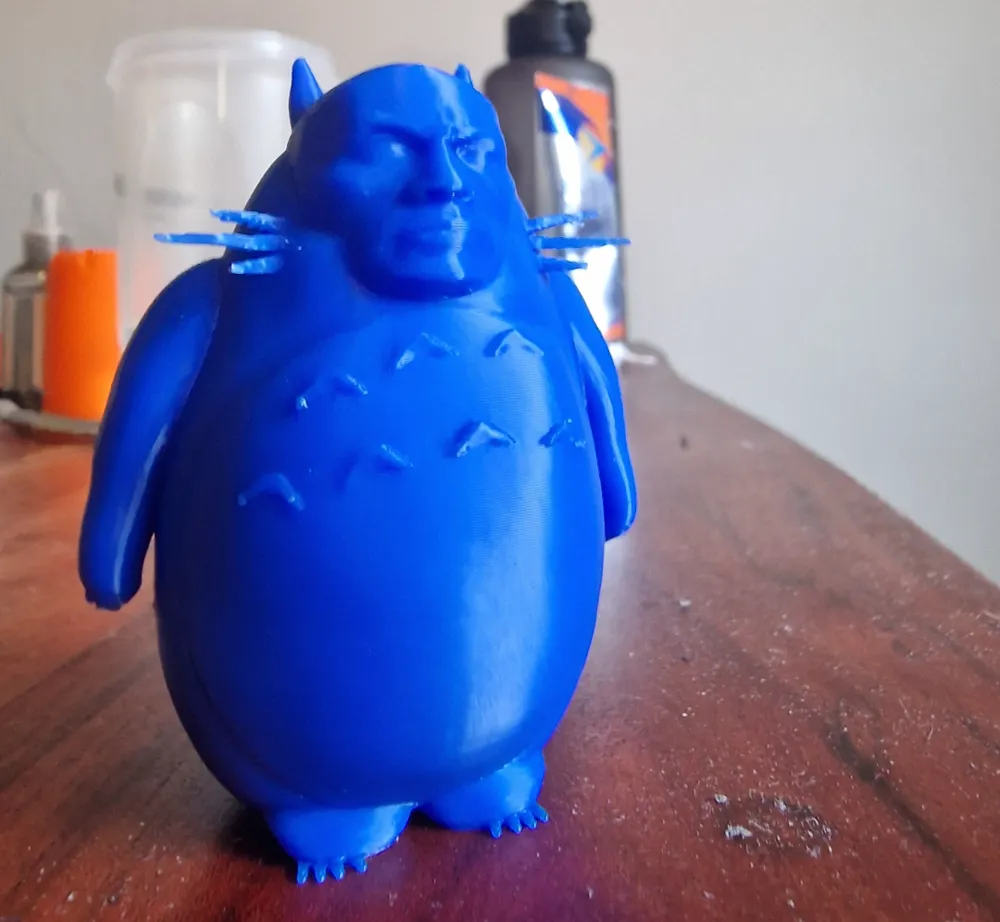 My neighbor The Rock - The Rock Totoro by Blobi - MakerWorld