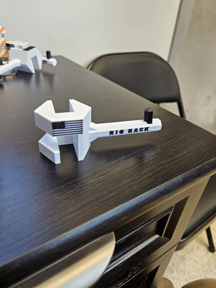 Rig Rack - Hard Hat Hanger - Free 3D Print Model - MakerWorld